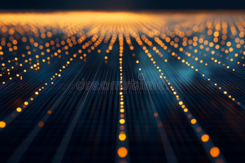 Fields of Solar Panels Reflecting Bright Light. Clean Energy and Future ...