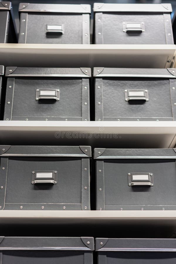 Fiella Box with Lid, Office Boxes and Folders for Storing Documents and ...