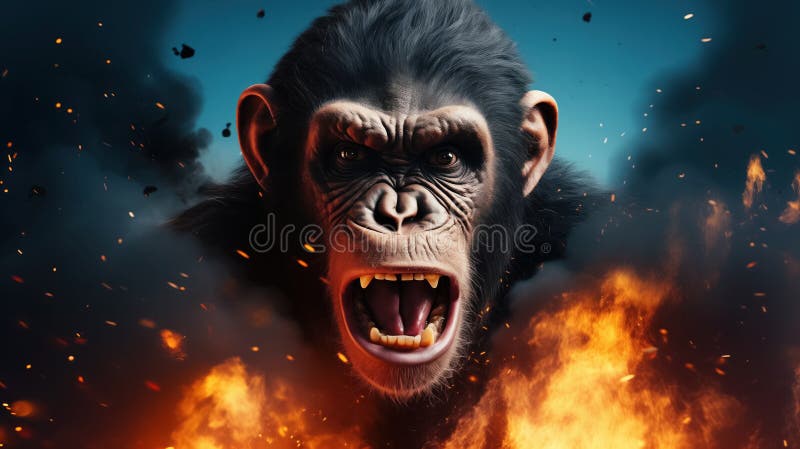 Ferocious Expression Stock Illustrations – 656 Ferocious Expression ...