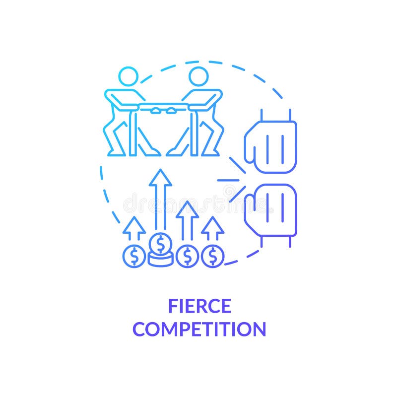 Competition Law Concept Icon Stock Vector - Illustration of competition ...