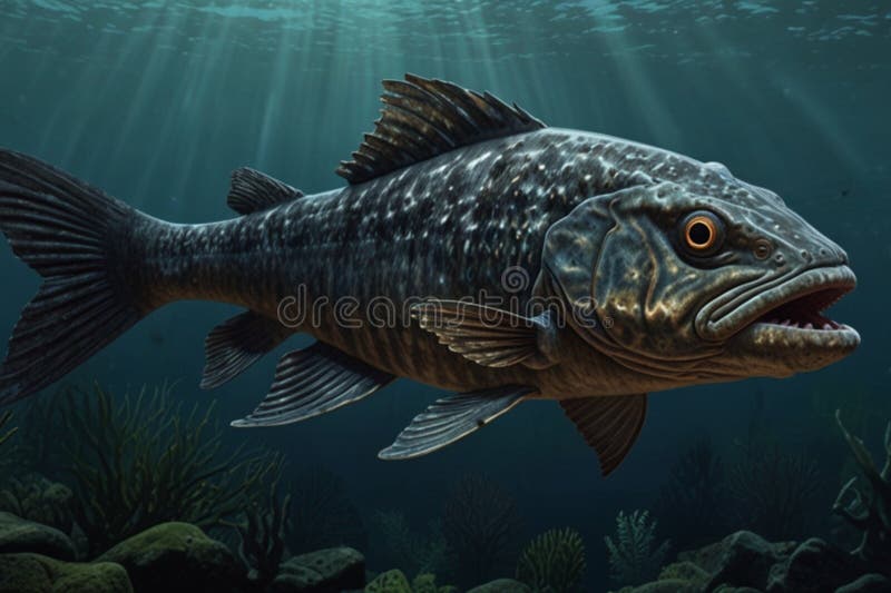 "Fierce Dunkleosteus: Apex Predator of the Devonian Era" Stock ...
