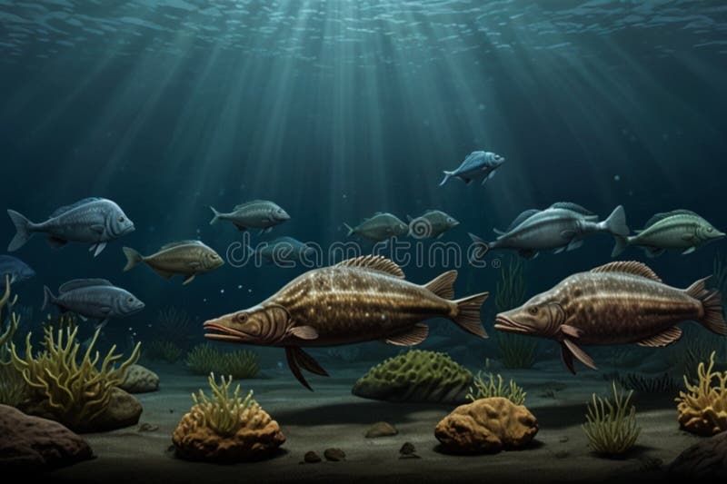 "Fierce Dunkleosteus: Apex Predator of the Devonian Era" Stock ...