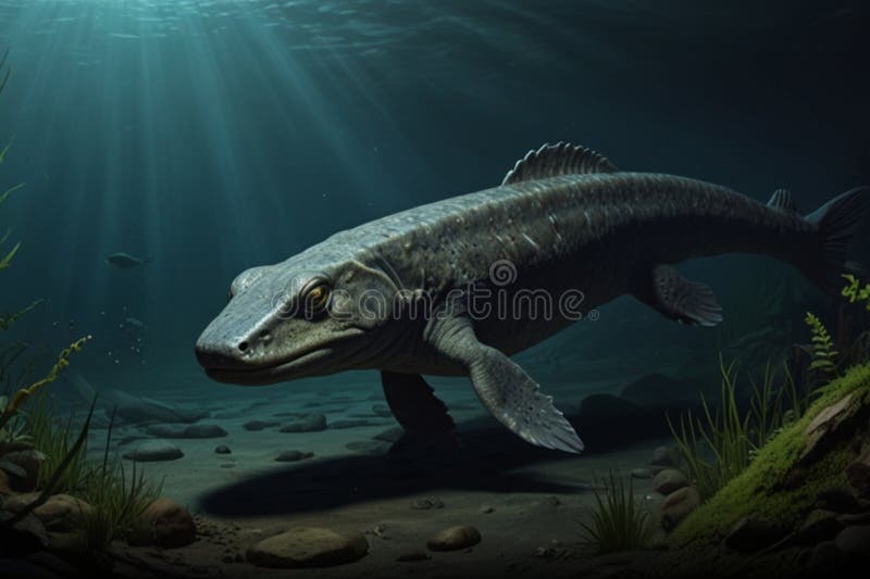 "Fierce Dunkleosteus: Apex Predator of the Devonian Era" Stock ...