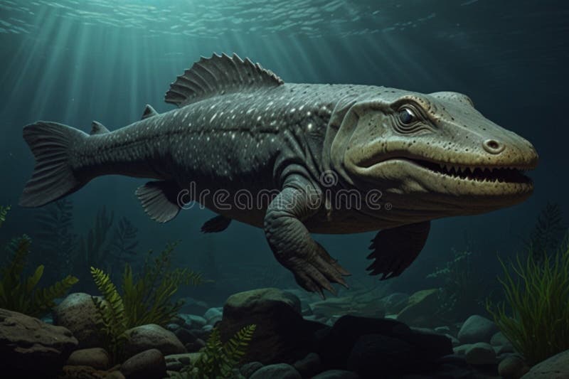 "Fierce Dunkleosteus: Apex Predator of the Devonian Era" Stock ...