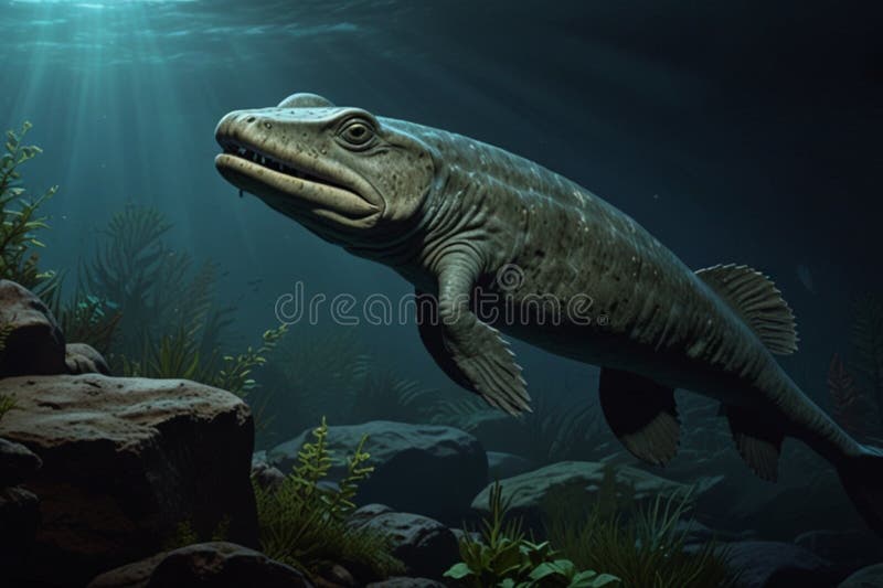 "Fierce Dunkleosteus: Apex Predator of the Devonian Era" Stock ...