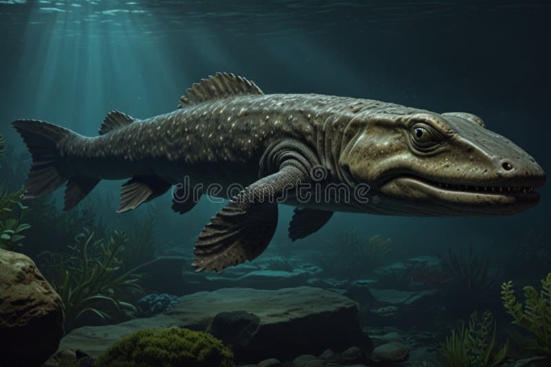 "Fierce Dunkleosteus: Apex Predator of the Devonian Era" Stock ...