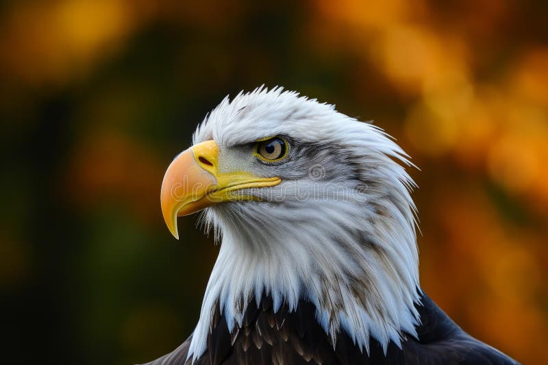 Fierce Eagle Bird. Generate Ai Stock Image - Image of animal, scenery ...