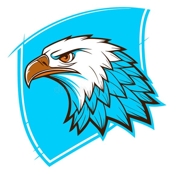 Fierce Eagle Logo Design stock vector. Illustration of branding - 364059151