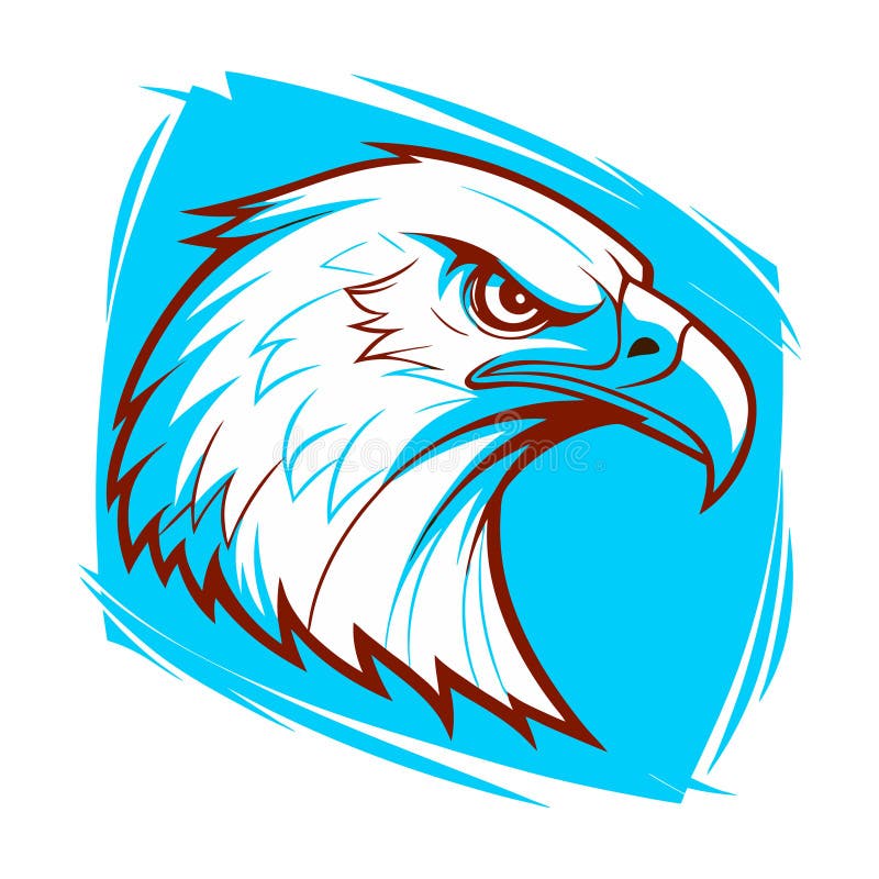 Fierce Eagle Logo Design stock vector. Illustration of mascot - 364058741
