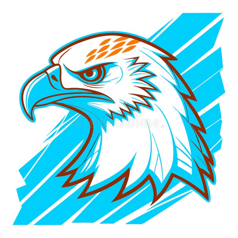 Fierce Eagle Logo Design stock vector. Illustration of organ - 364059700