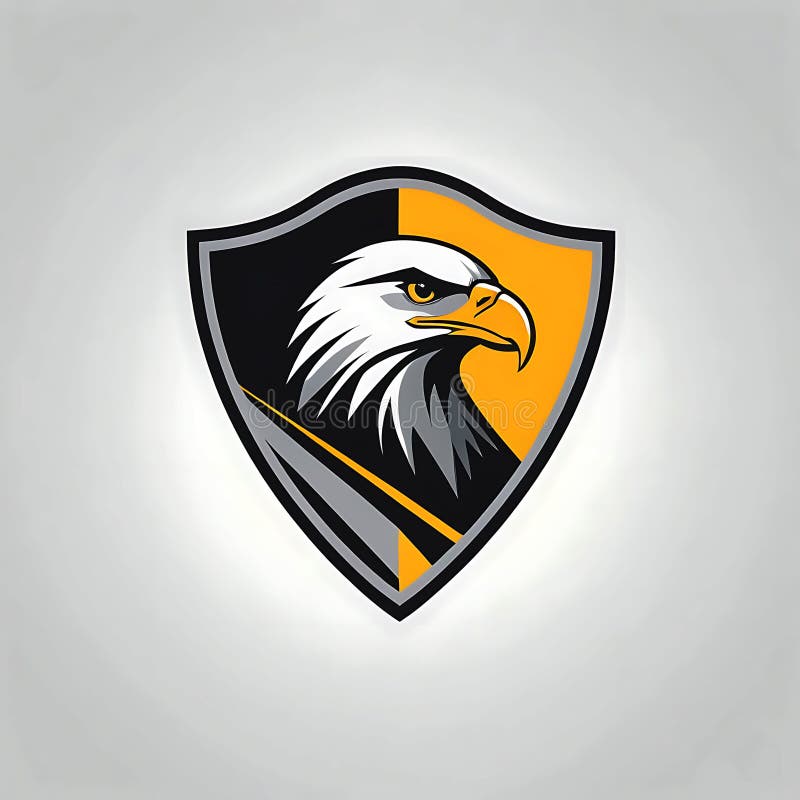Fierce Eagle Logo for Team Identity Stock Illustration - Illustration ...