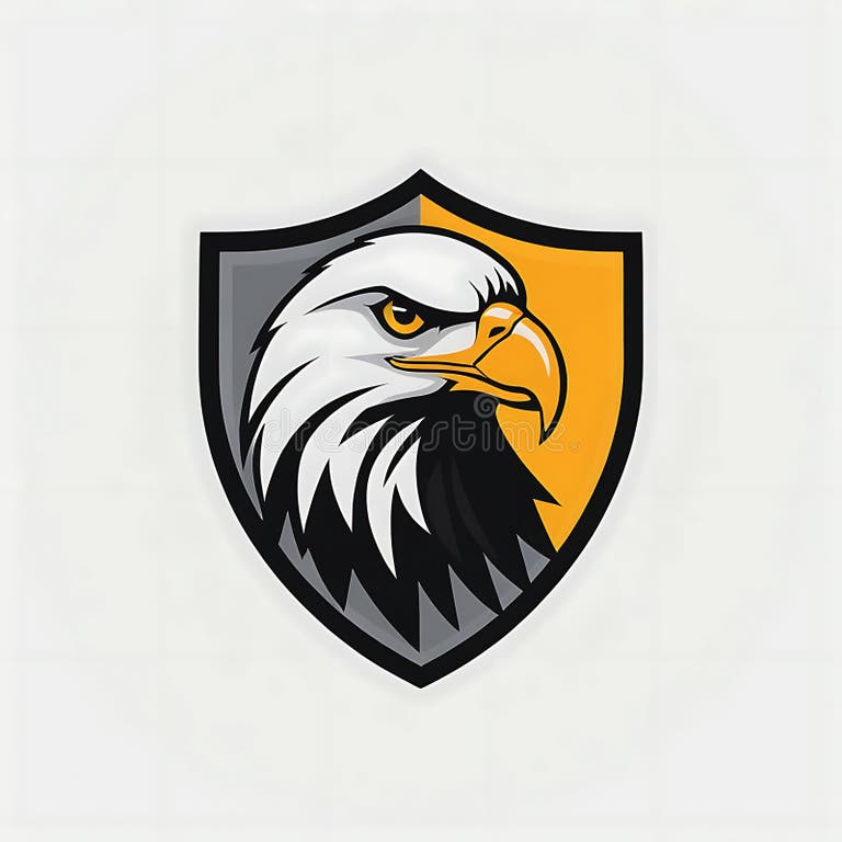 Fierce Eagle Logo for Team Identity Stock Illustration - Illustration ...