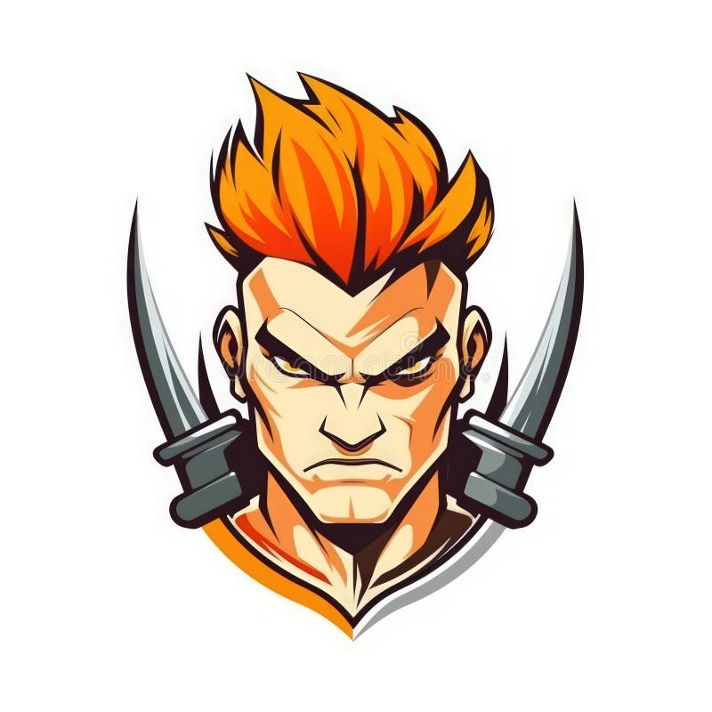 Fierce Esports Logo on White Background . Stock Illustration ...