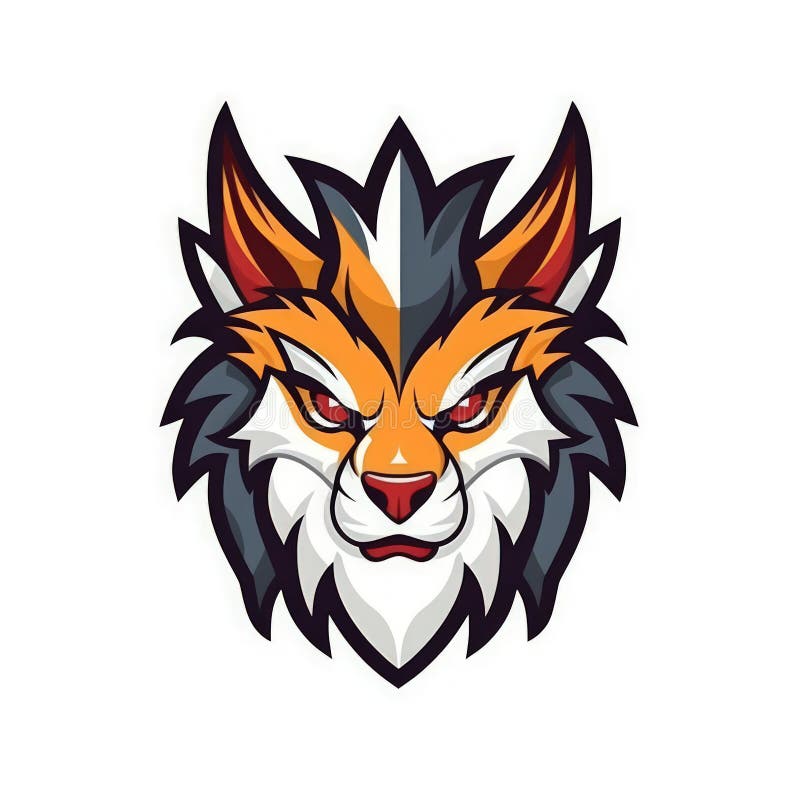 Fierce Exotic Animal Head Logo . Stock Illustration - Illustration of ...