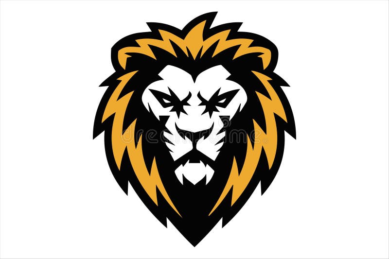 Fierce Lion Sports Mascot Logo Dynamic Vector Design Stock Vector ...