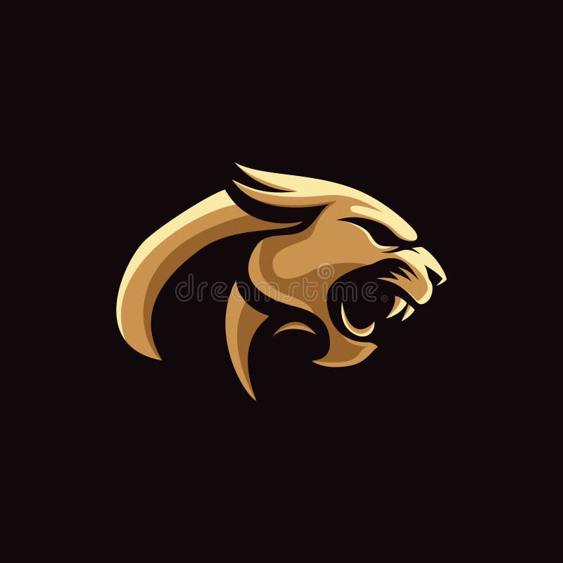 Fierce Panther Logo stock vector. Illustration of dynamic - 358064758