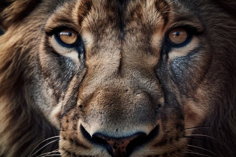 Fierce Predator Lion stock illustration. Illustration of animals ...