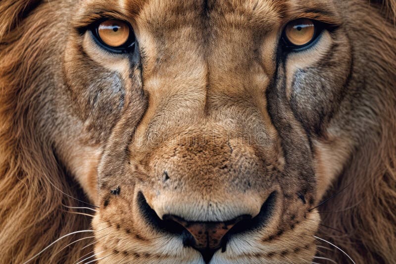 Fierce Predator Lion stock illustration. Illustration of park - 279165589