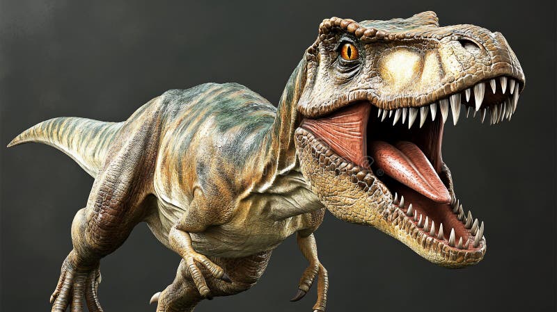 Fierce Prehistoric Predator Stock Image - Image of creature, carnivore ...