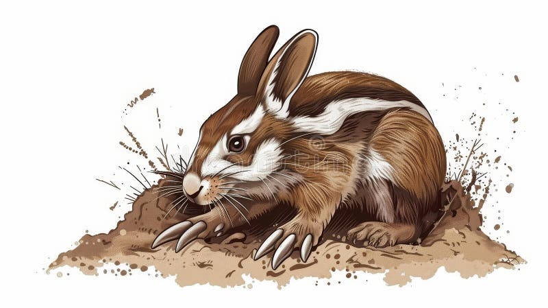 A Fierce Rabbitbadger Hybrid Showcasing a Lethal Twist with Its Sharp ...