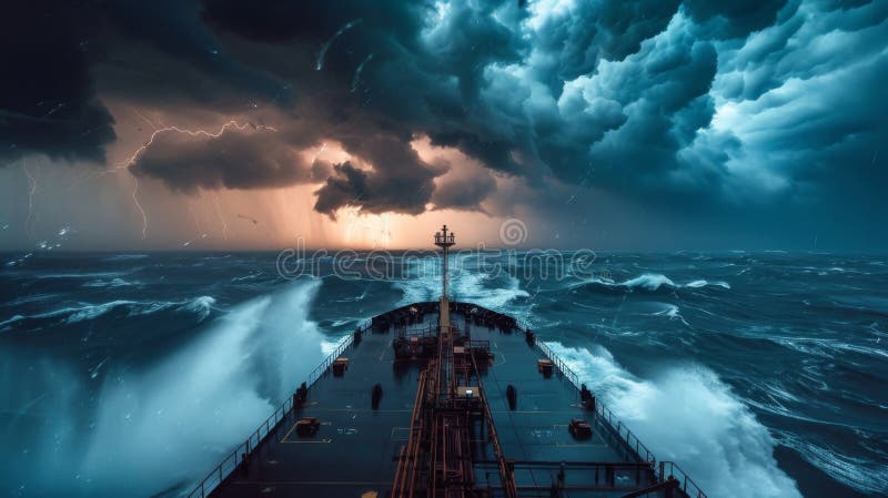 Rough Waters stock image. Image of crashing, waves, rocks - 105476697