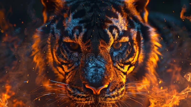 Fierce tiger logo stock image. Image of majestic, tiger - 354591773