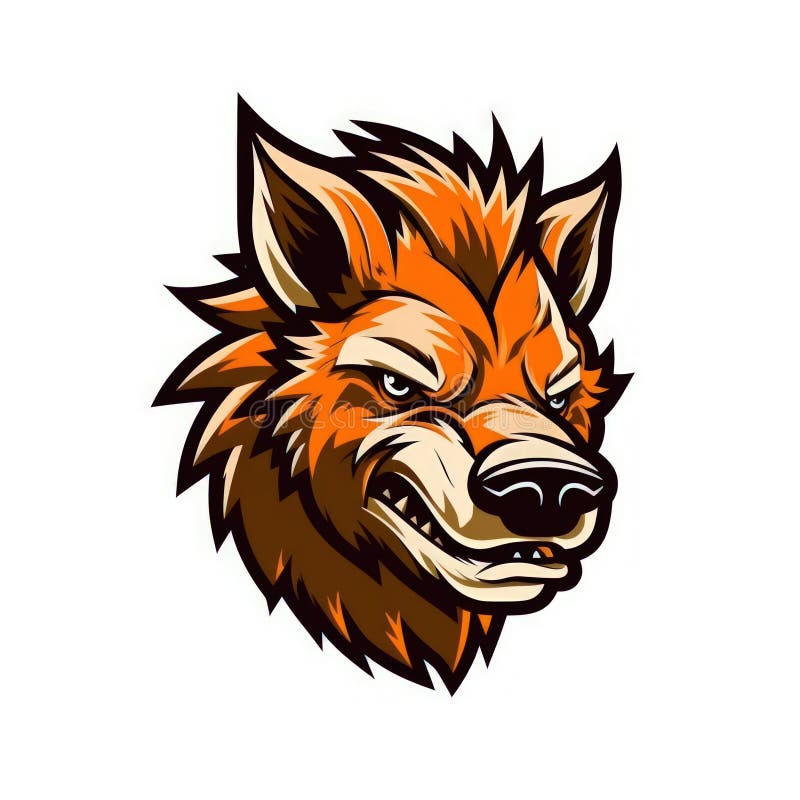 Fierce Wild Boar Logo Vector for Esports . Stock Illustration ...