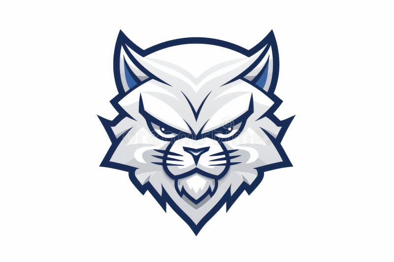 Fierce Wildcat Emblem Representing Strength and Determination in Sports ...