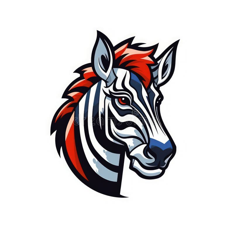 Zebra Logo Design Inspiration. Zebra Logo on White Background Stock ...
