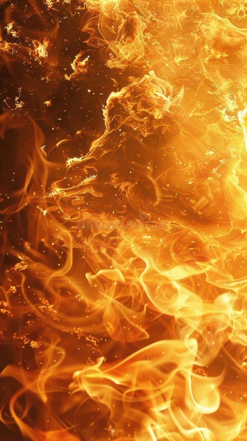 Fiery Abstract Background. Abstract Fire-themed Background Stock ...