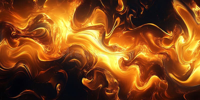 Fiery Abstract Background Intense Orange and Black Texture for Design ...