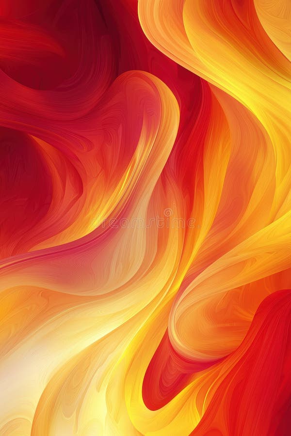 Fiery Abstract Gradient in Red, Orange, and Yellow - Dynamic, Flame ...