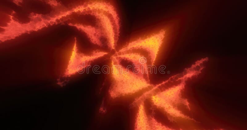 Fiery Abstract Spiral Shape with Vibrant Orange and Red Textures on a ...