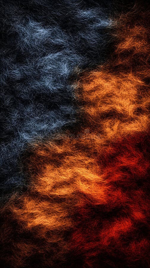 High Contrast Abstract Art Blend Warm Cool Colors Stock Photos - Free ...