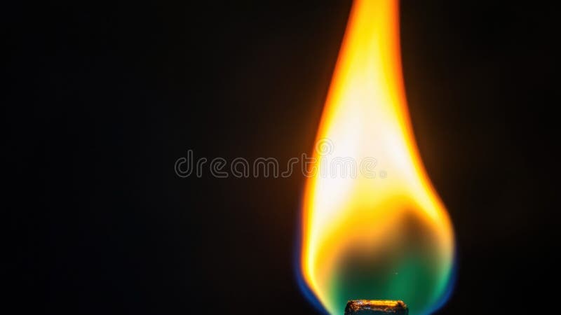 Fiery AI-Generated Flame stock illustration. Illustration of background ...
