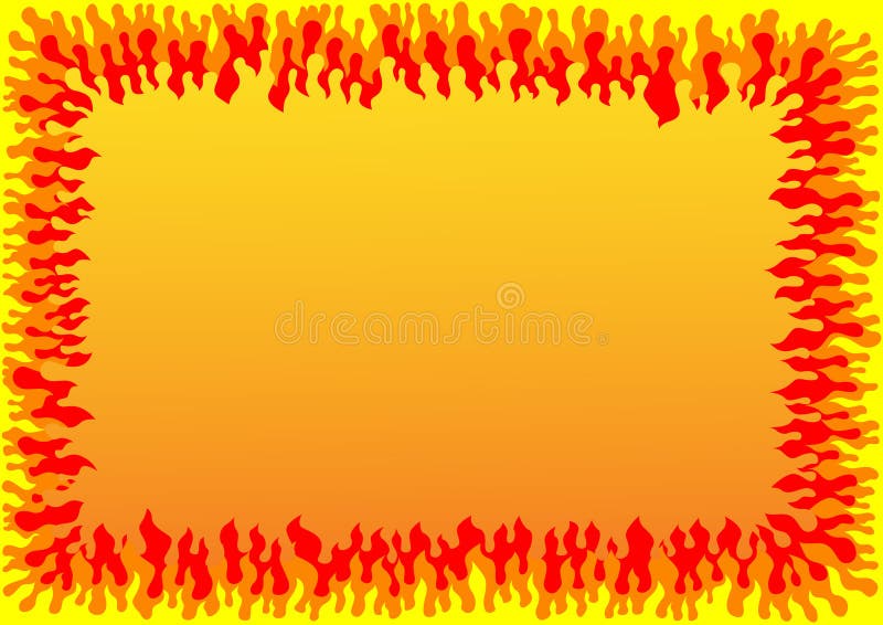 Fiery background stock vector. Illustration of yellow - 18197727