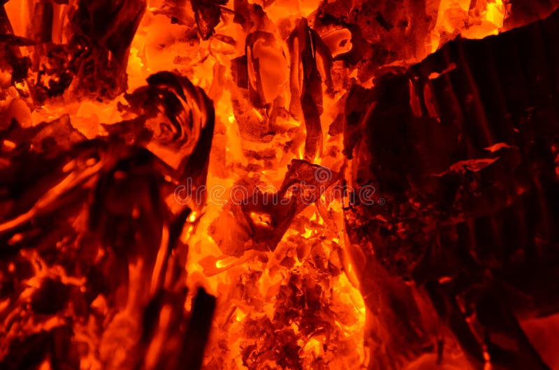 The Fiery Background Looks Like an Abstraction. Stock Photo - Image of ...