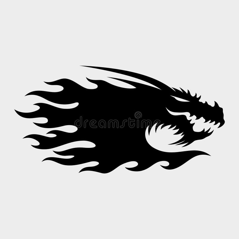 Dragon head vector stock vector. Illustration of style - 119929625
