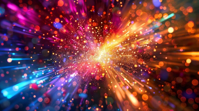 Fiery Blasts of Color and Light Explode in a Holographic Prism Breakou ...