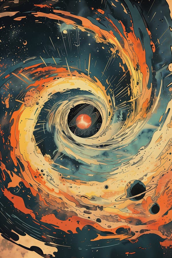 The Fiery Center: a Time-Lapse Tale of a Swirling Black Hole and Stock ...