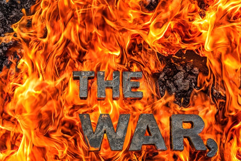 War Intense Fiery Representation Conflict Struggle Stock Photos - Free ...