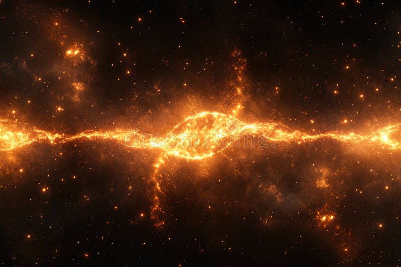 Cosmic Fire Stream stock image. Image of astrophotography - 384385649