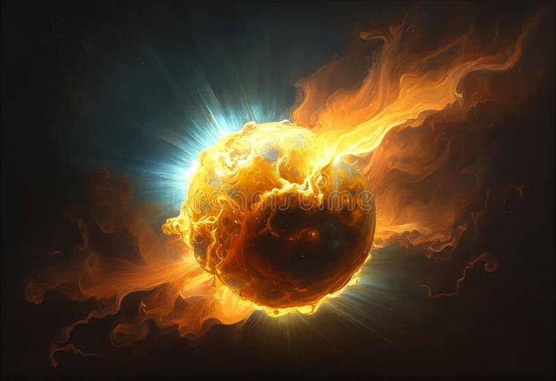 Massive Fireball Stock Illustrations – 199 Massive Fireball Stock ...