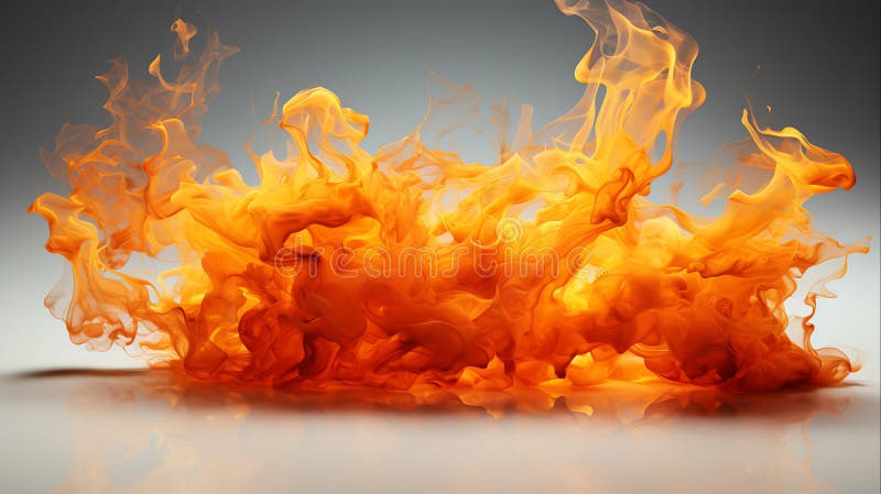 Fiery Element a Mesmerizing Blaze Illuminating the Night Wildfire ...