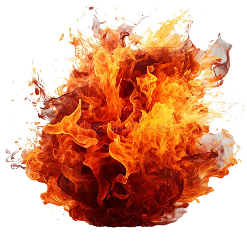 Fiery Element a Mesmerizing Blaze Illuminating the Night Wildfire ...