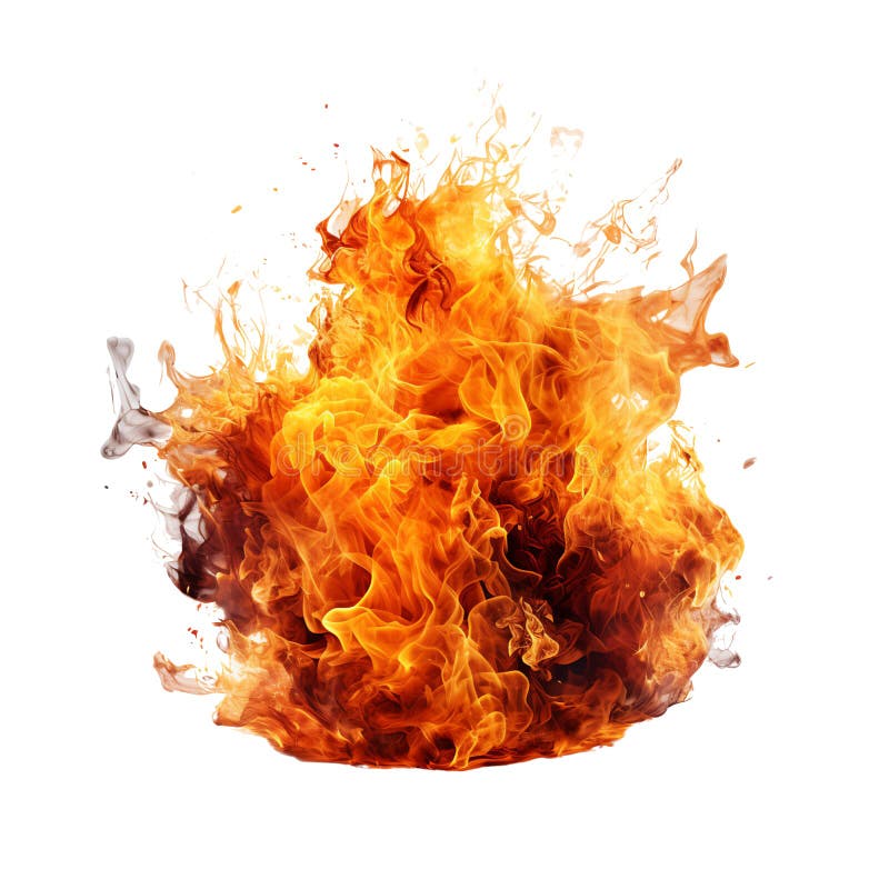 Fiery Element a Mesmerizing Blaze Illuminating the Night Wildfire ...