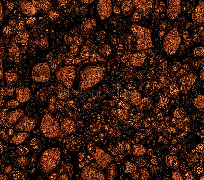 Fiery Ember Texture Seamless Pattern Background for Design Projects ...
