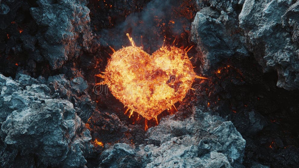 Fiery Embers and Solid Rock are Conceptualized in the Dramatic Scene of ...