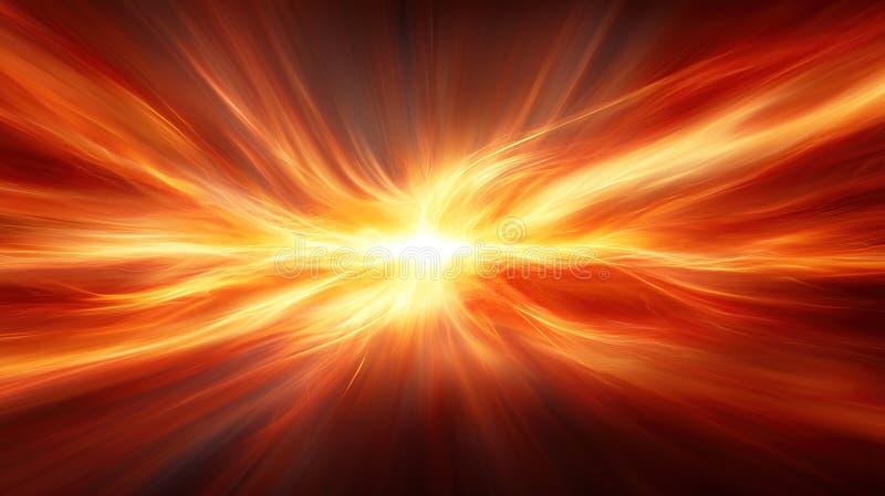 Fiery Energy Burst Background Abstract Light Rays, Design Element Stock ...