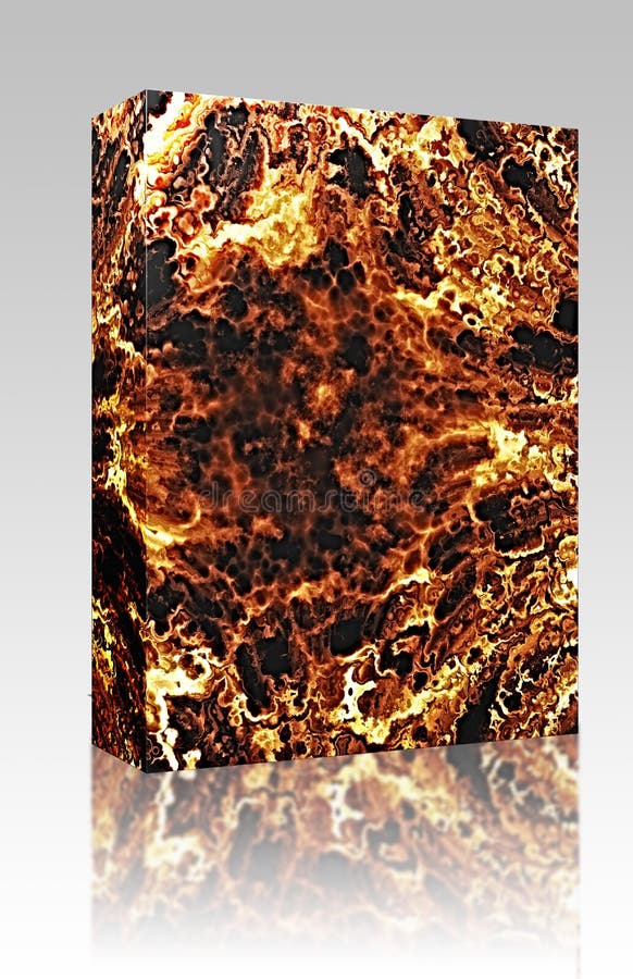 Fiery Explosion Box Package Stock Illustration - Illustration of ...